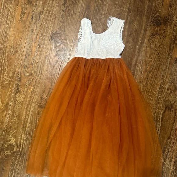Dresses | Rustic Orange Flower Girl Dress | Poshmark